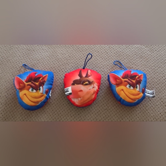 Toys | Crash Bandicoot Plush Lot Mcdonalds Toys Crash Team Rumble ...